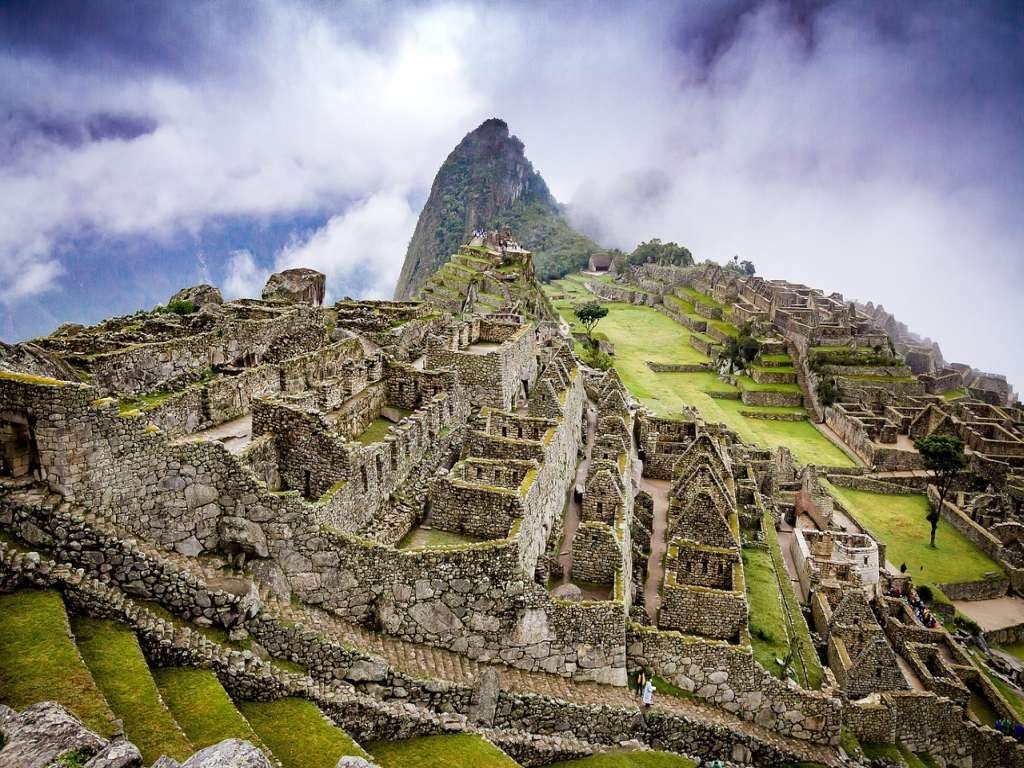 Die heiligen Inka Tempel des Machu Picchu